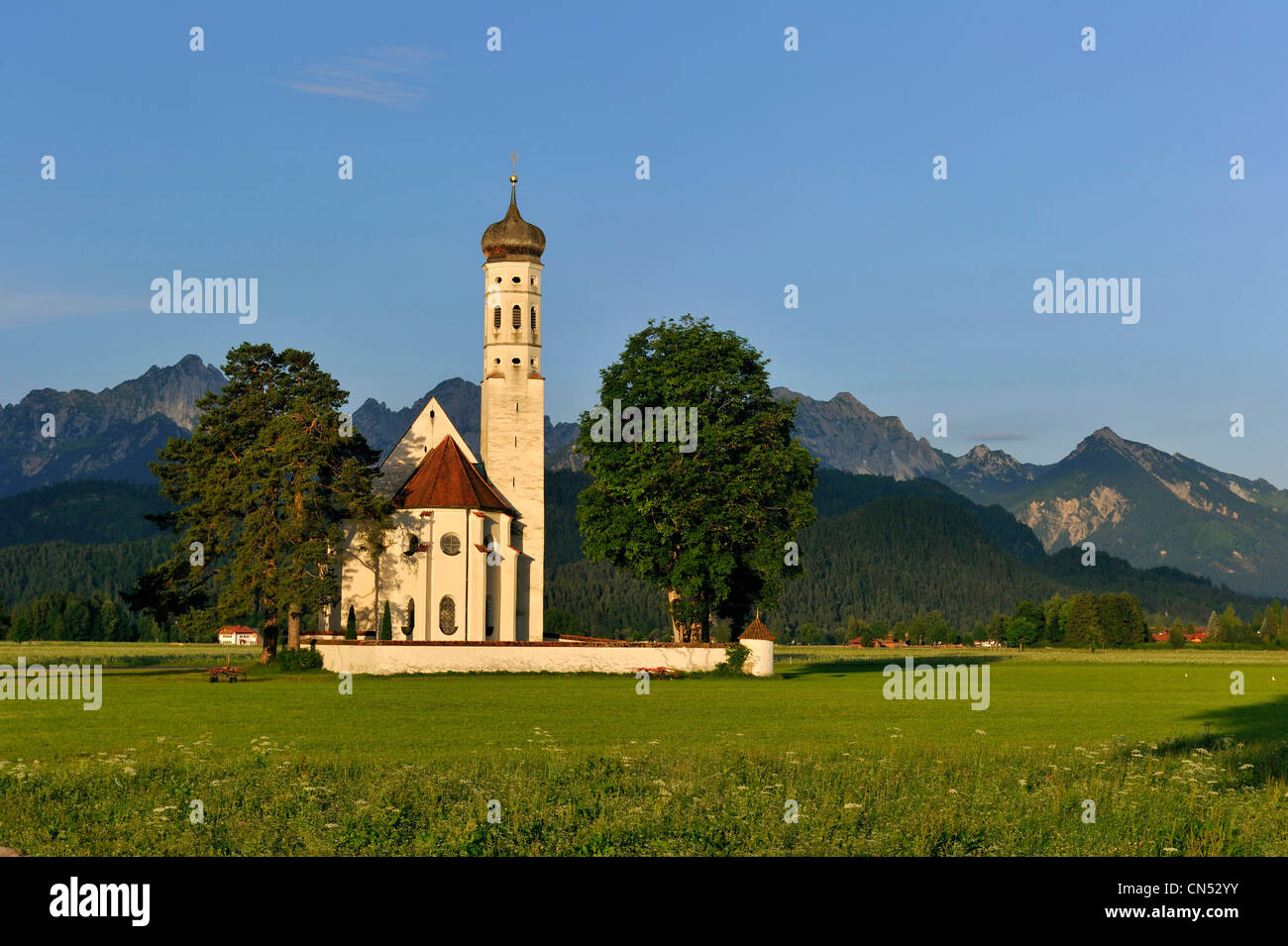 Germany, Bavaria, Schwangau, St Coloman church Stock Photo - Alamy