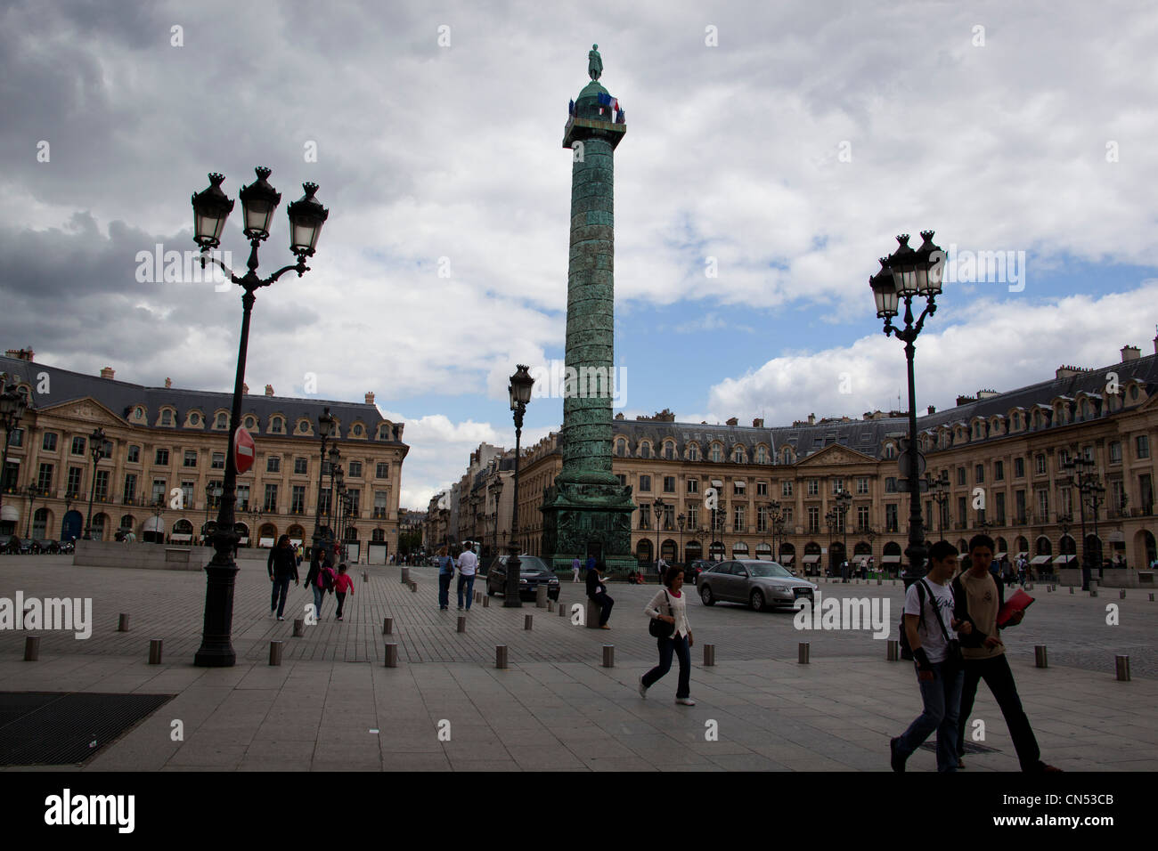 One of Paris's most famous squares, Place Vendôme (La Stock Photo - Alamy