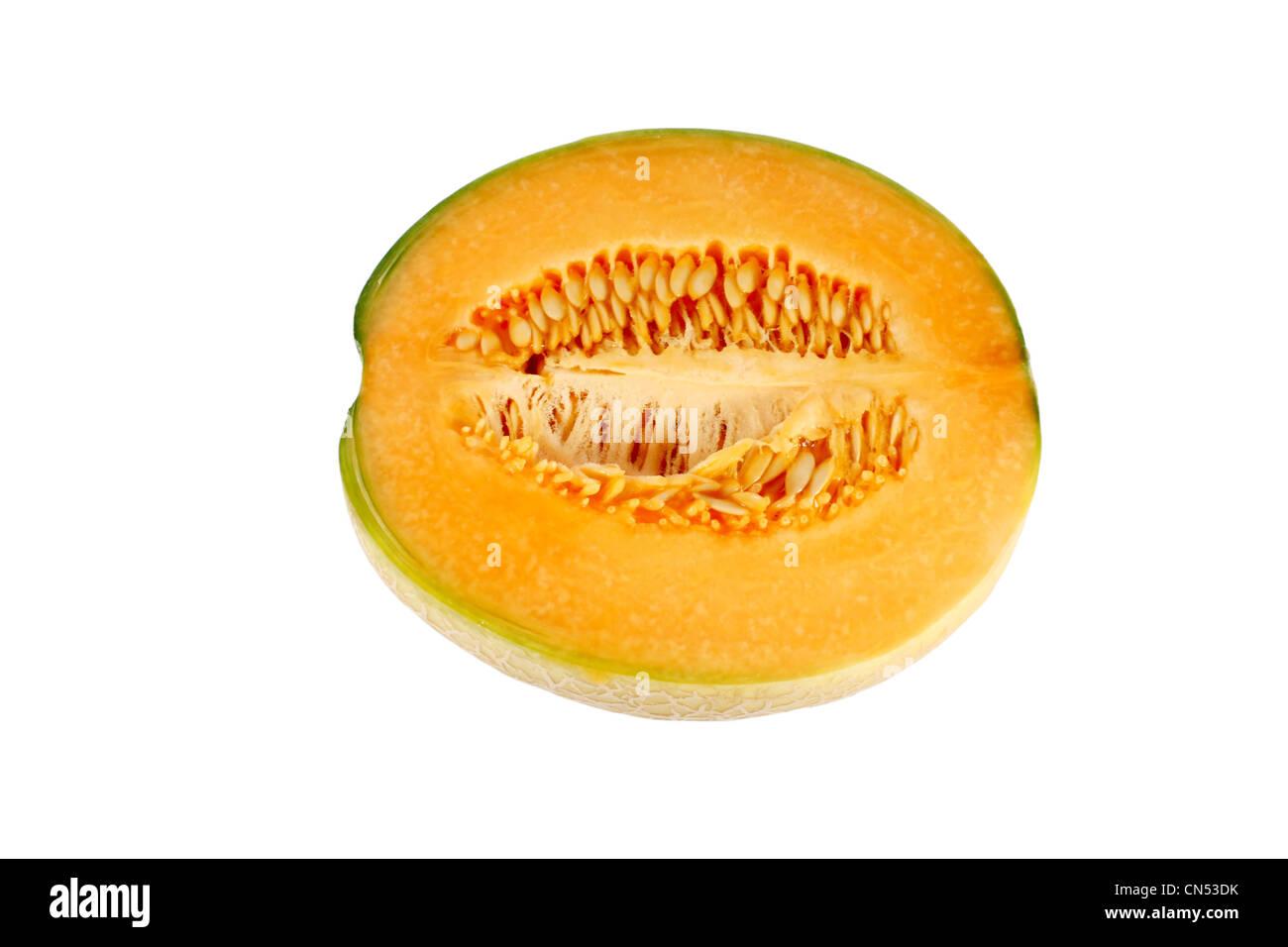 sweet baby melon isolated on white background Stock Photo - Alamy