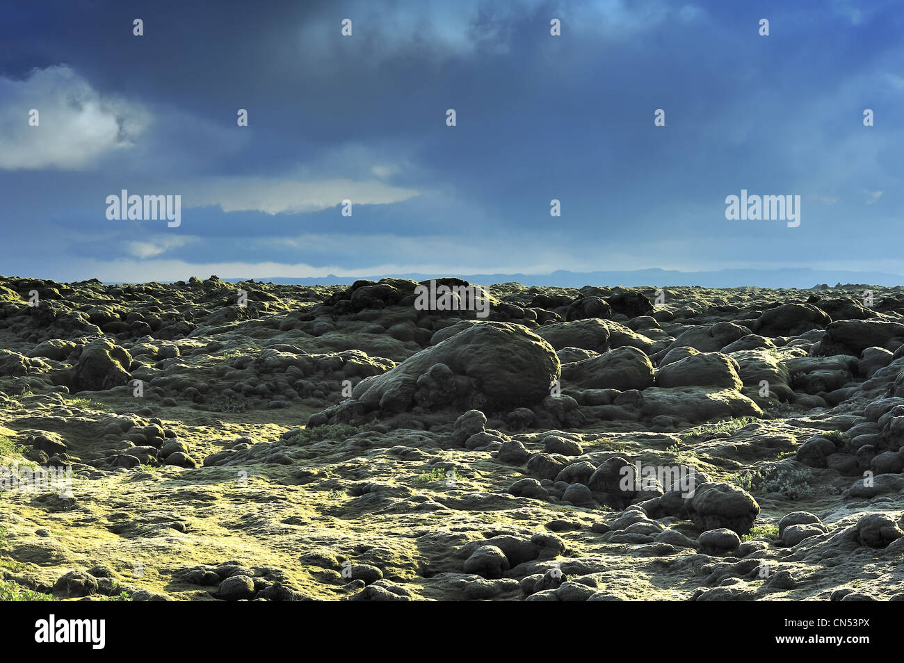 lava field at Eldhraun, Iceland Stock Photo - Alamy