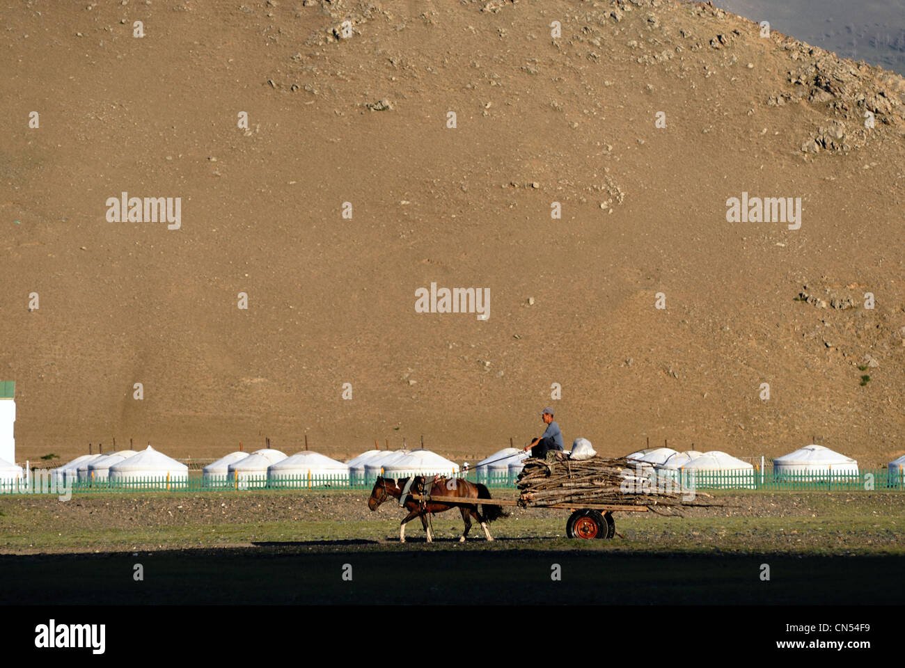 Mongolia, Ovorkhangai province, Orkhon valley Stock Photo - Alamy