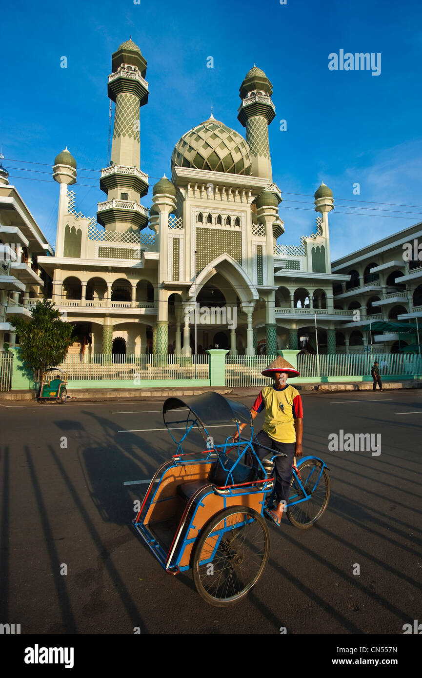 Indonesia, Java, East Java Province, Malang, Masjid Jami' Mosque Stock ...