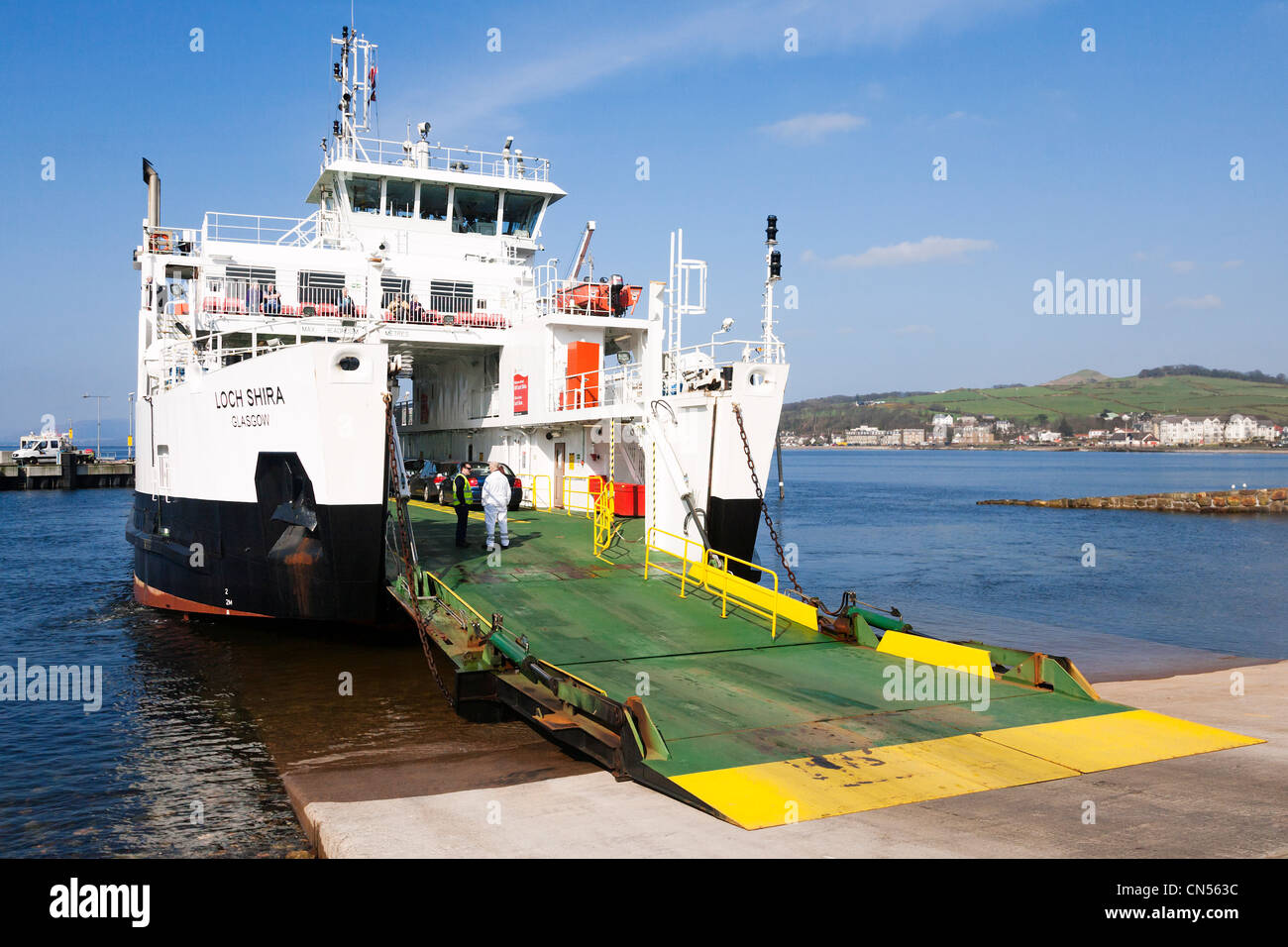 MV Loch Shira, the Largs to the Isle of Cumbrae ferry, North Ayeshire ...