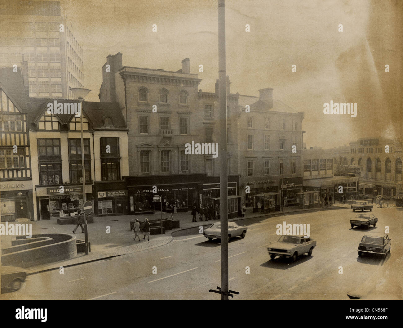 Queen Square, Wolverhampton, 8 Oct 1975 Stock Photo - Alamy