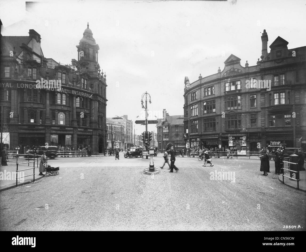 Princes Square, Wolverhampton, c 1920 Stock Photo - Alamy