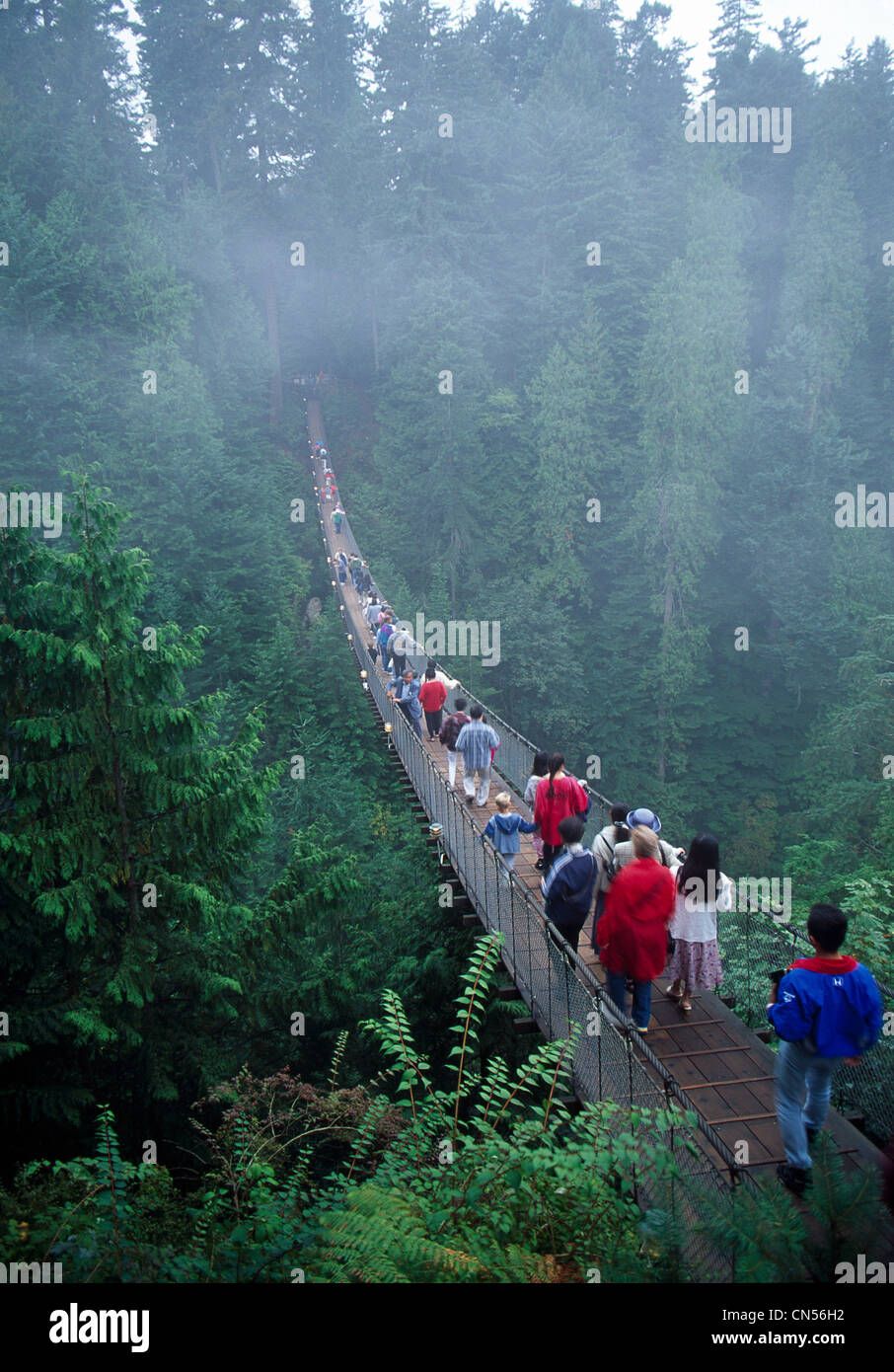 Capilano suspension bridge hi-res stock photography and images - Alamy