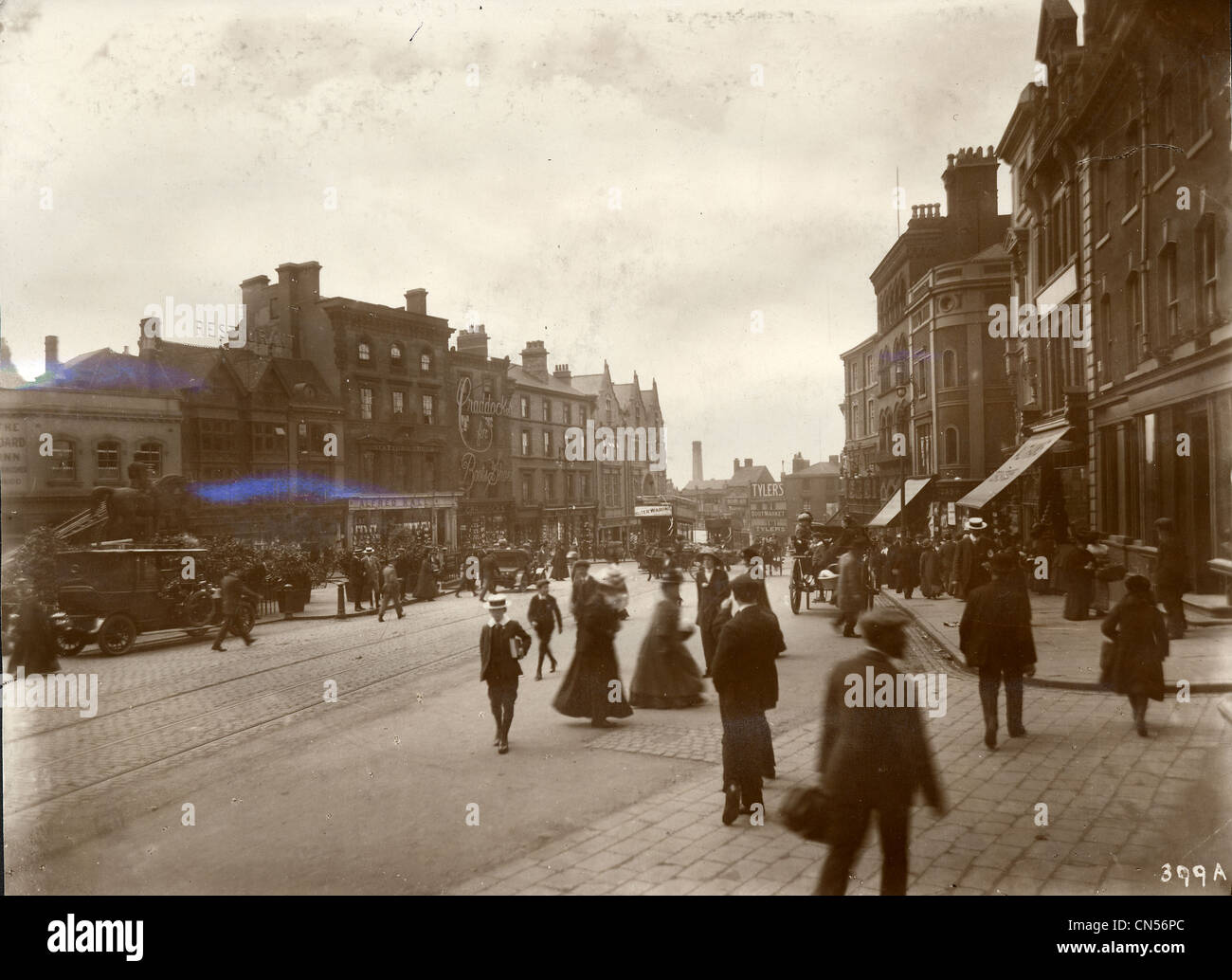 Queen Square, Wolverhampton, early 20th century Stock Photo - Alamy