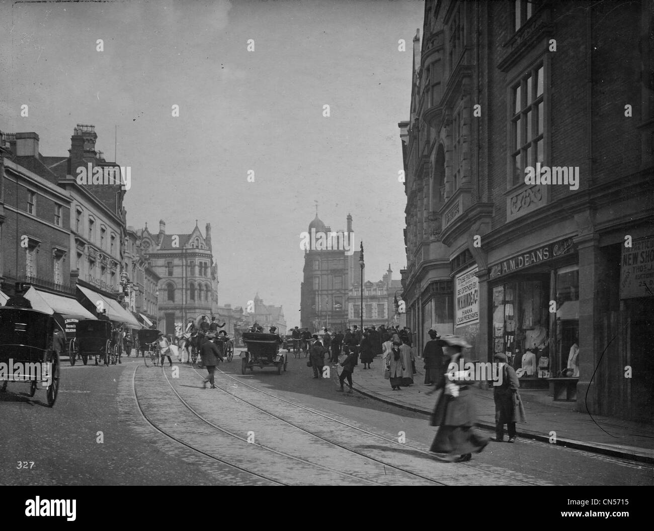 Queen Square, Wolverhampton, early 20th century Stock Photo - Alamy