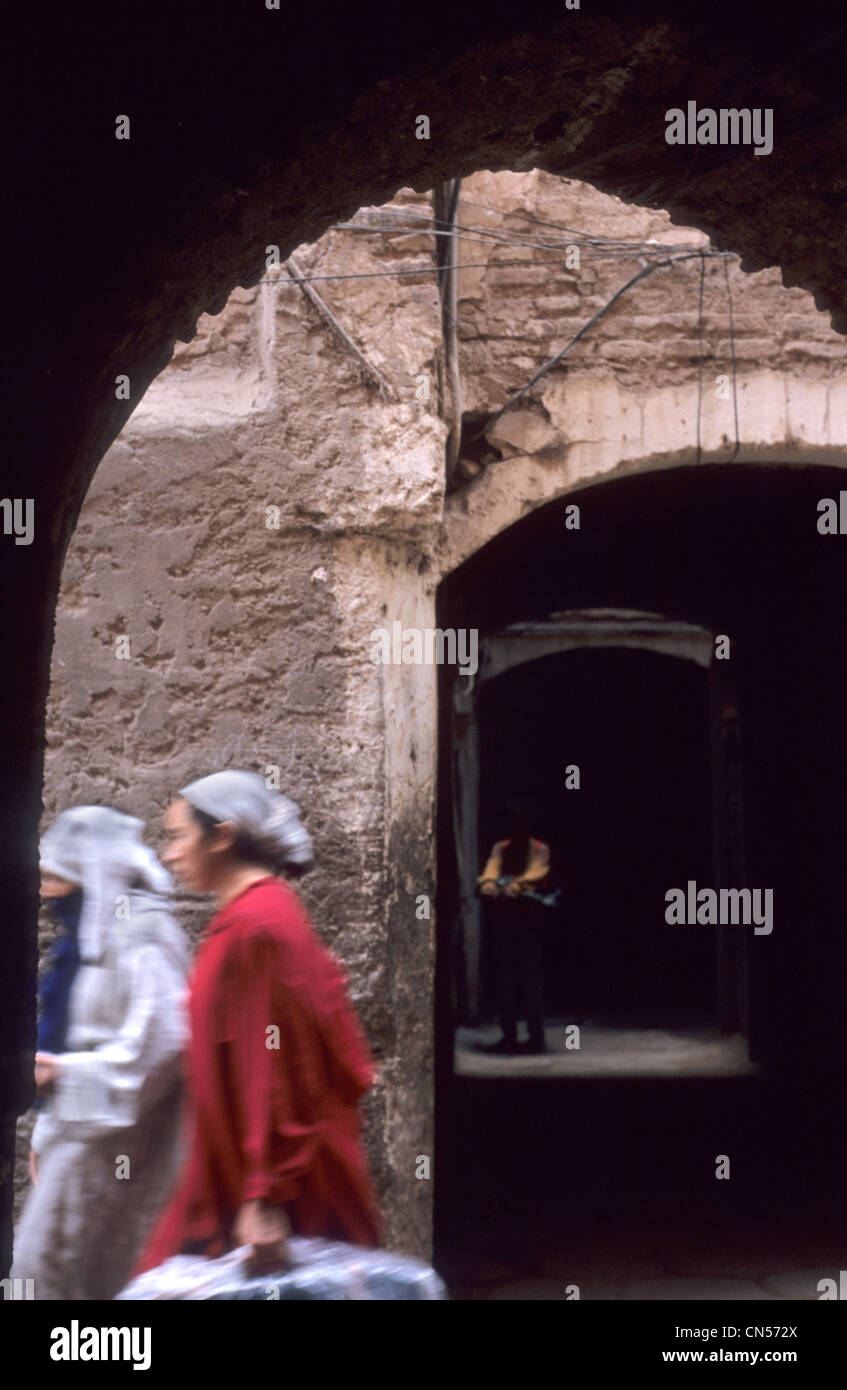 Scene in the streets of Marrakech , Morocco Stock Photo - Alamy