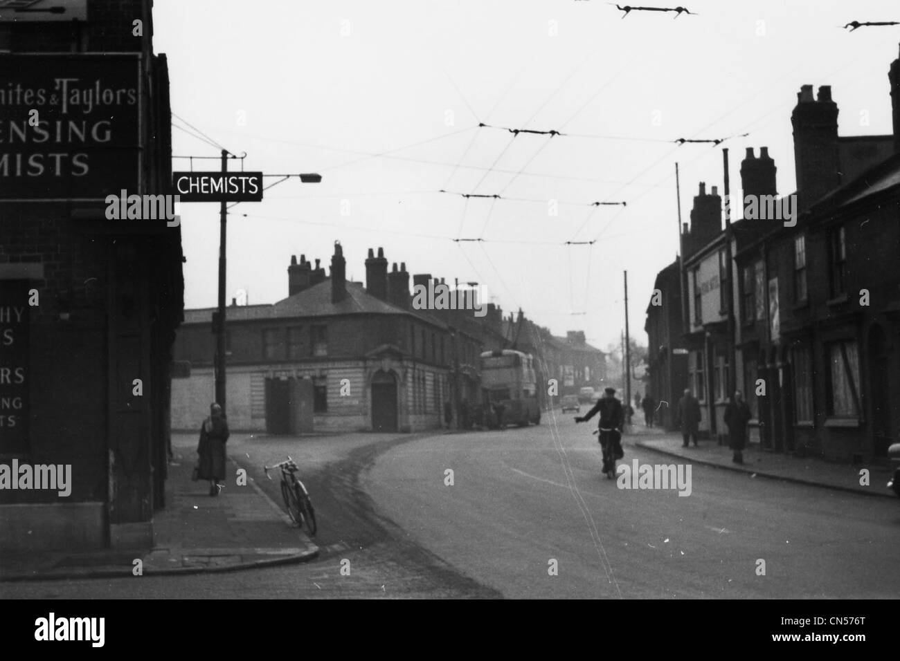 Wednesfield Road, Wolverhampton, mid 20th century Stock Photo - Alamy