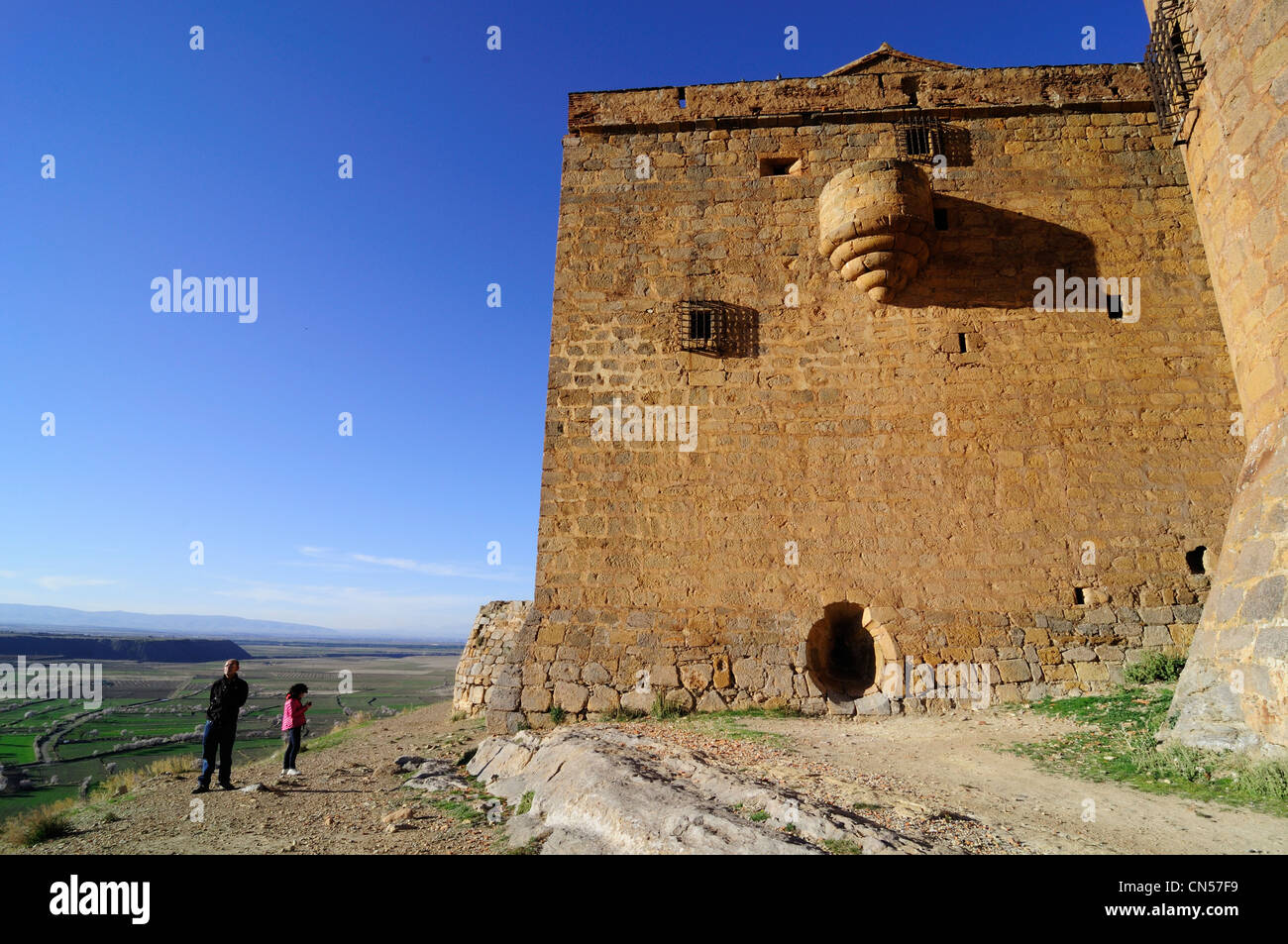 Spain, Andalucia, Sierra Nevada, La Calahorra, La Calahorra Castle ...