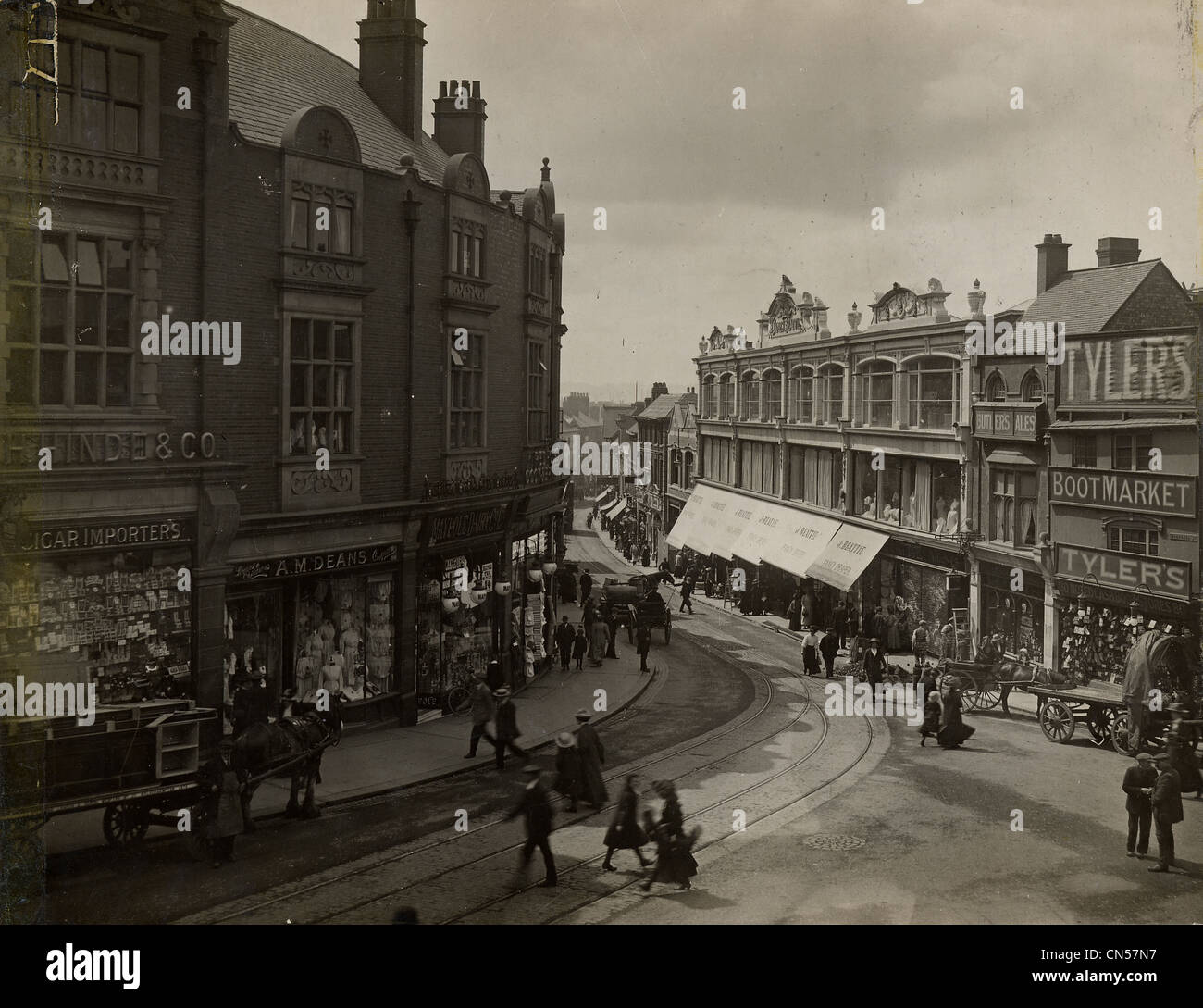 Victoria Street, Wolverhampton, c 1910 Stock Photo - Alamy