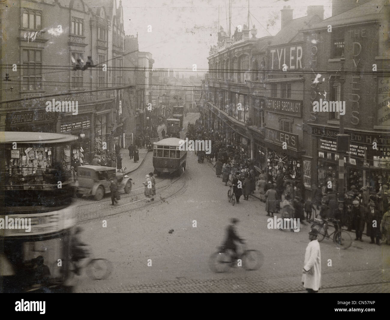 Victoria Street, Wolverhampton, 1920 Stock Photo - Alamy