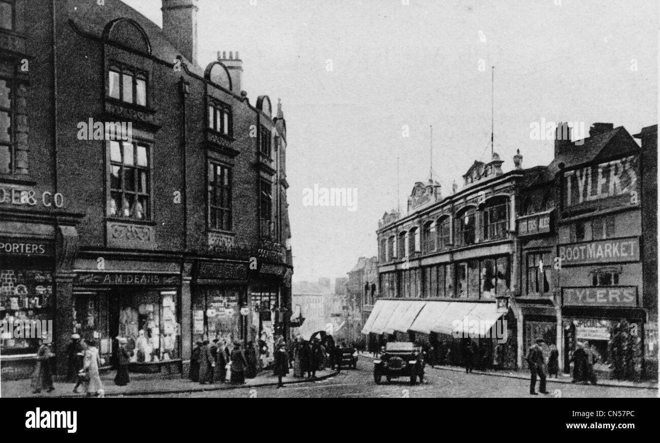 Architecture black country building wolverhampton town trade street ...