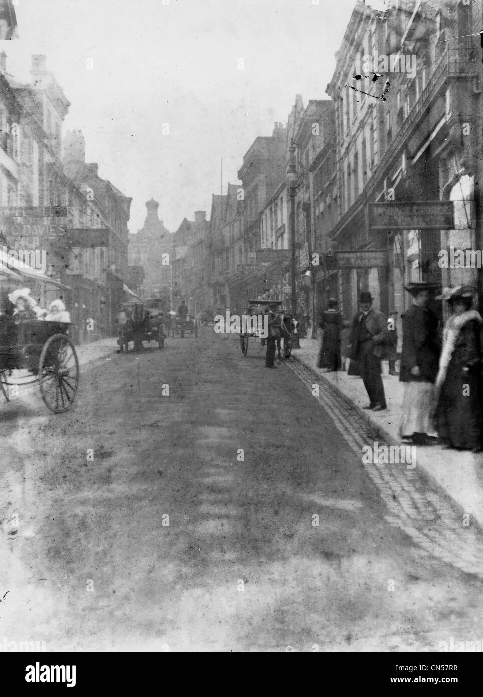 Victoria Street, Wolverhampton, c 1900 Stock Photo - Alamy