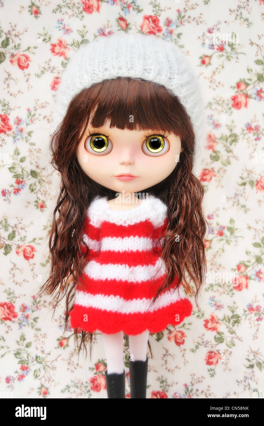 Customized Blythe doll - Base doll: Ice Rune (FBL) - New make-up, lip ...