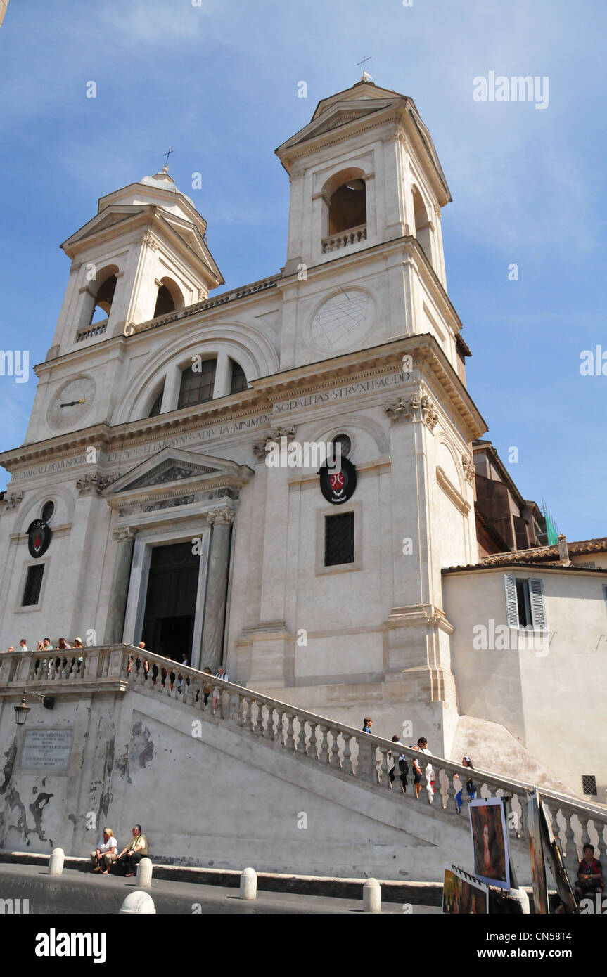 The Spanish steps in Rome Stock Photo - Alamy