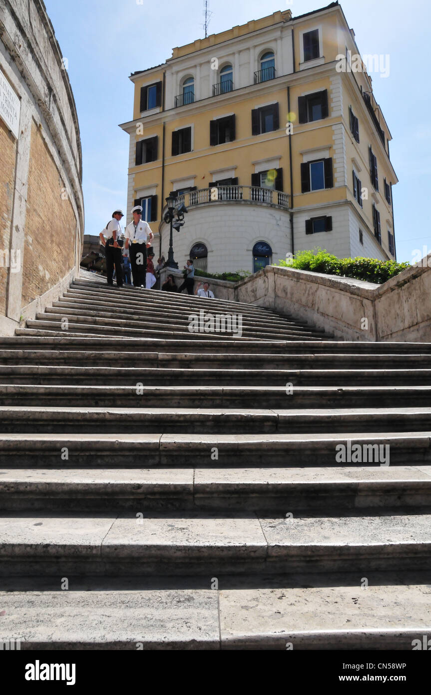 The Spanish steps in Rome Stock Photo - Alamy