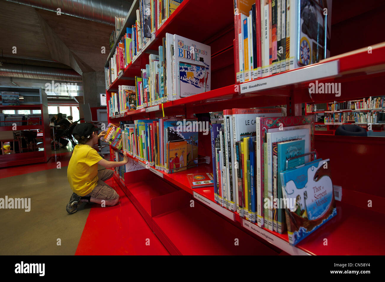 France, Bas Rhin, Strasbourg, development of port du Rhin (Rhine's ...
