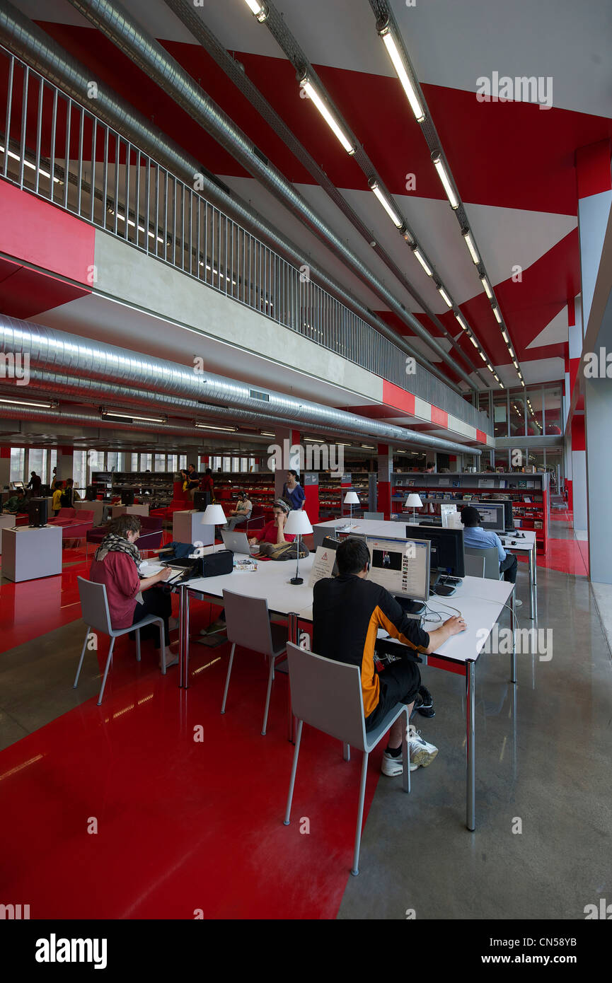 France, Bas Rhin, Strasbourg, development of port du Rhin (Rhine's ...