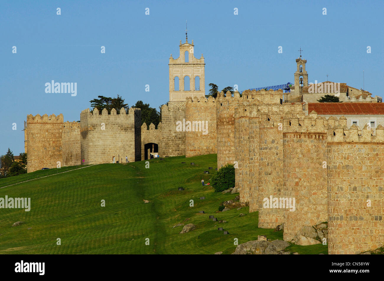 Spain, Castile and Leon, Avila, old city listed as World Heritage by ...