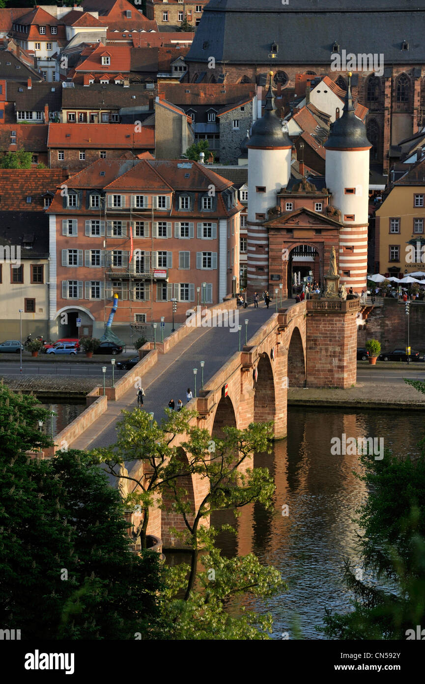 Heidelberg bridge over neckar river hi-res stock photography and images ...