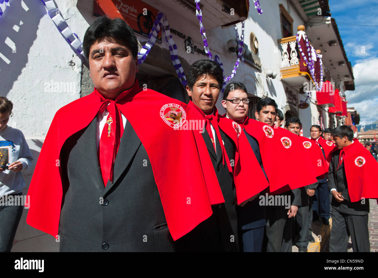 Peru, Cuzco Province, Cuzco, listed as World Heritage by UNESCO, Easter ...