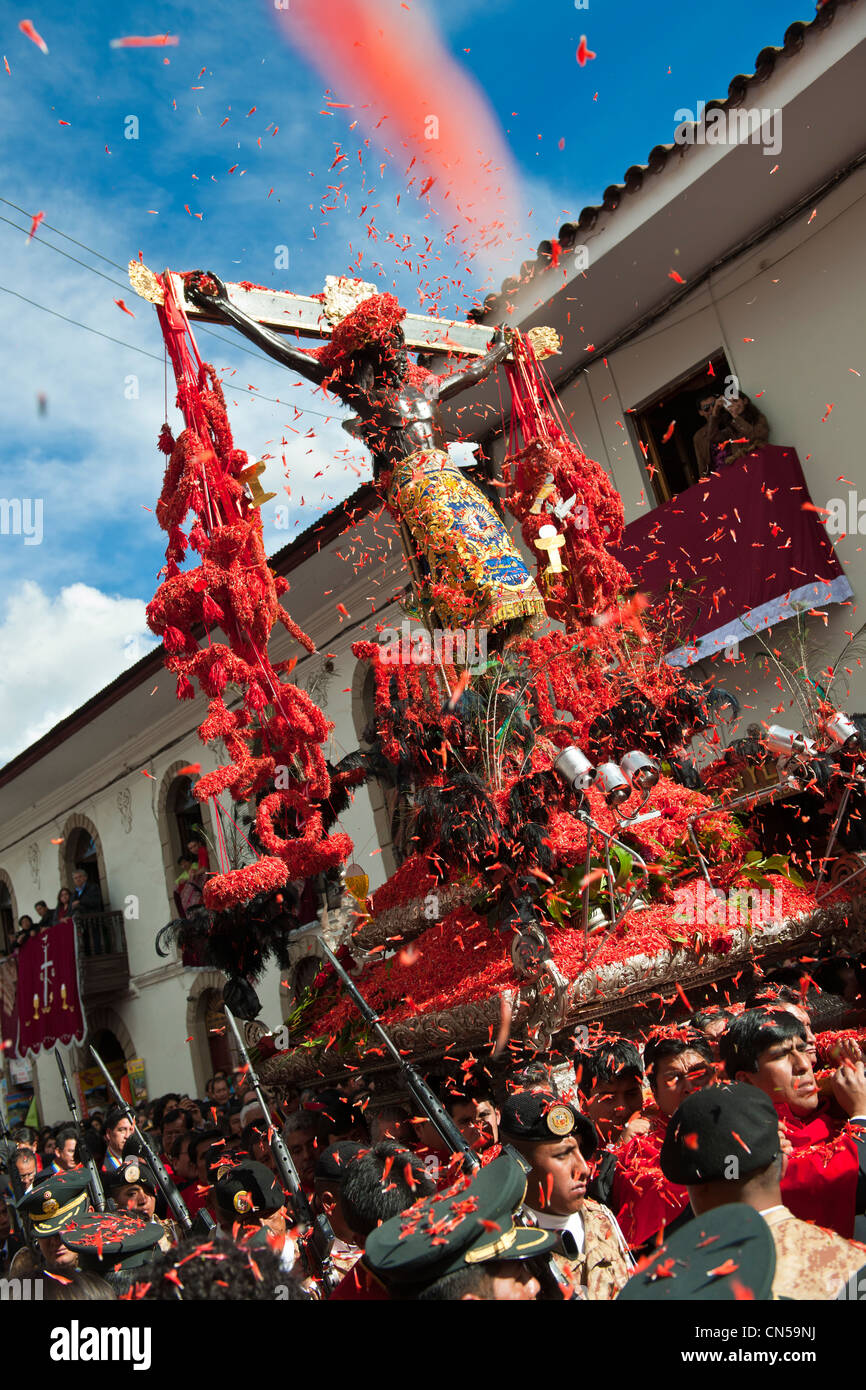 Peru, Cuzco Province, Cuzco, listed as World Heritage by UNESCO, Easter ...