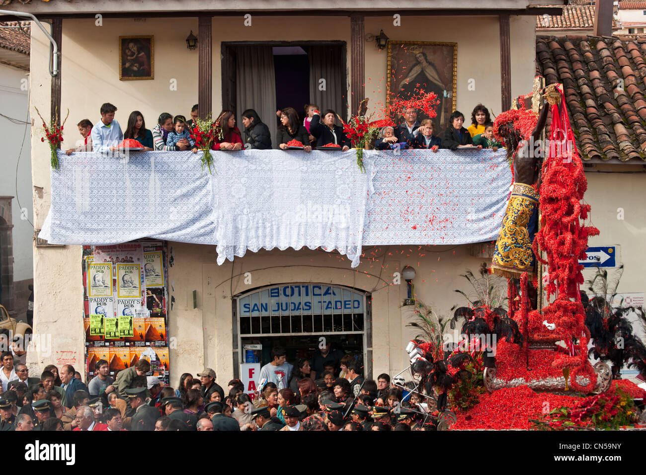 Peru, Cuzco Province, Cuzco, listed as World Heritage by UNESCO, Easter ...