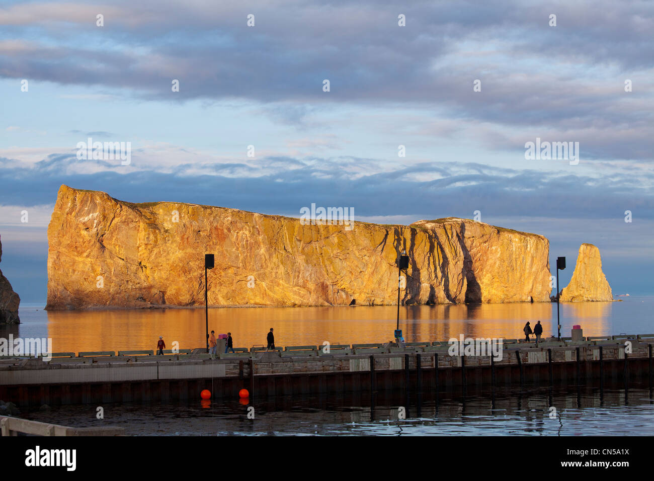 Canada, Quebec Province, Gaspe Peninsula, Perce and its famous Rocher ...