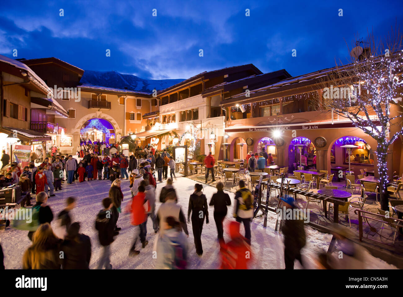 Tarentaise valley at night hi-res stock photography and images - Alamy