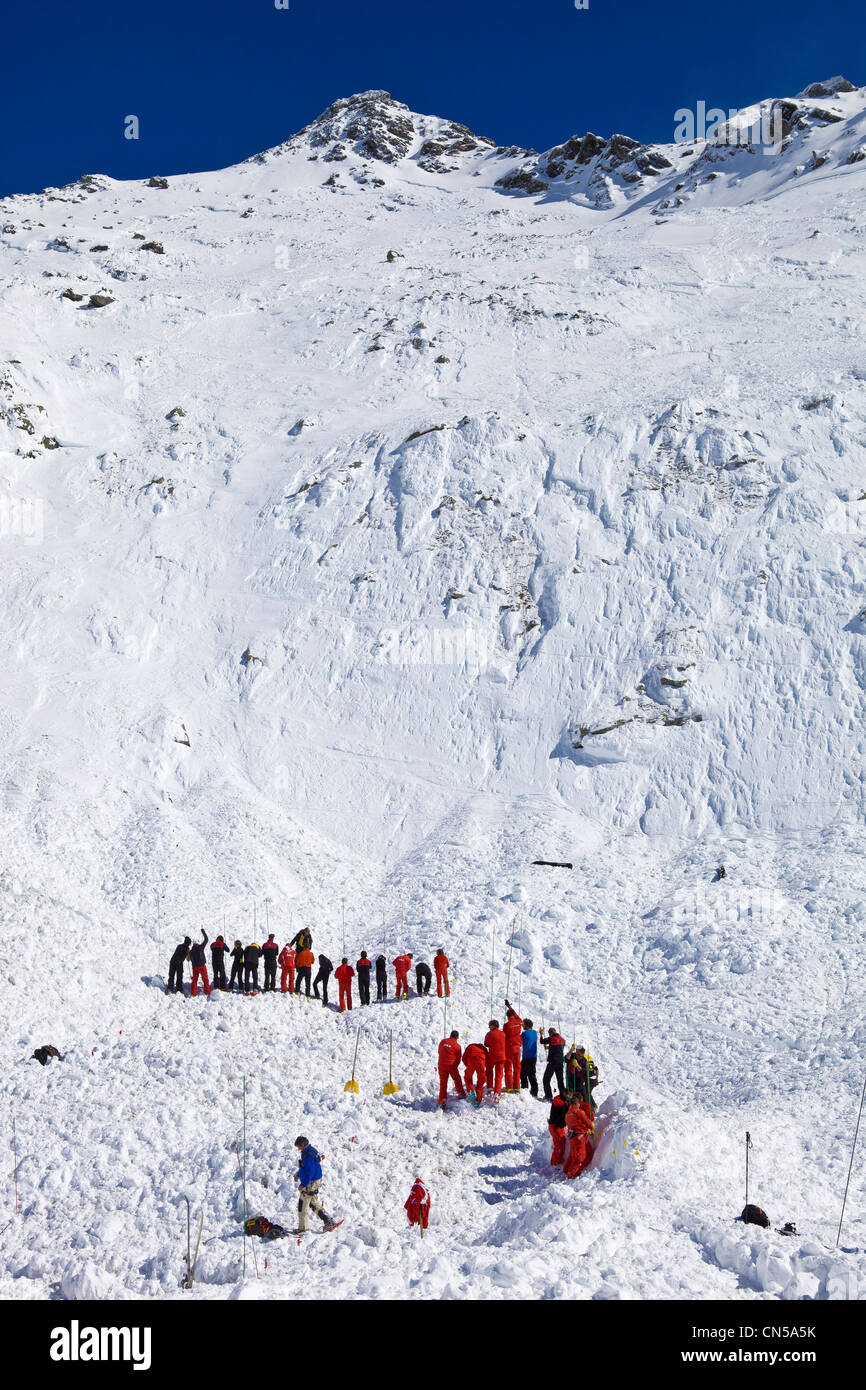 France, Savoie, Massif de La Vanoise, La Tarentaise Valley, 3 Vallees ...