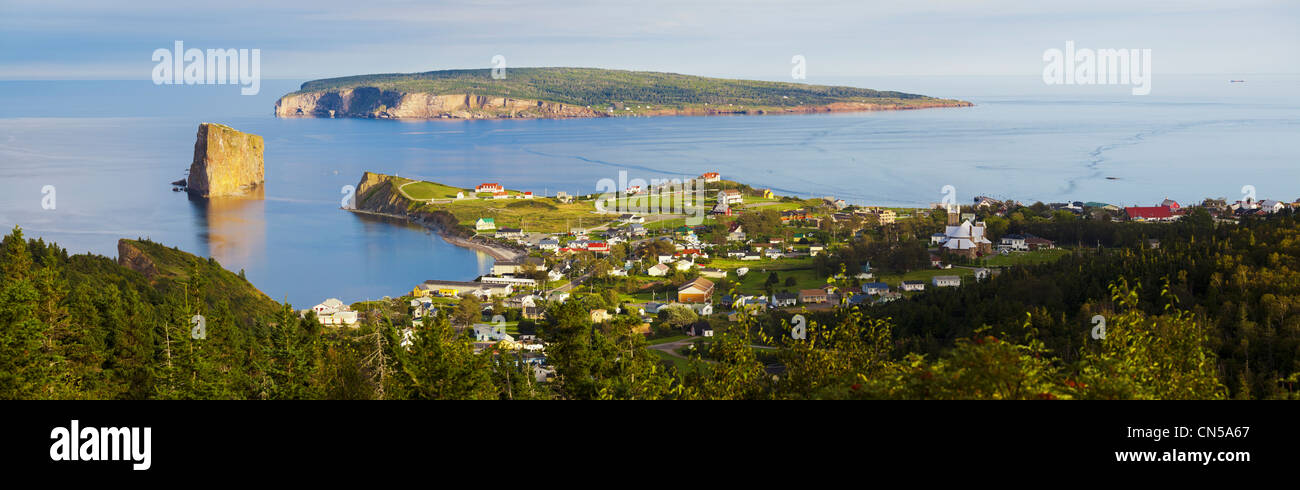 Canada, Quebec Province, Gaspe Peninsula, Perce and its famous Rocher ...