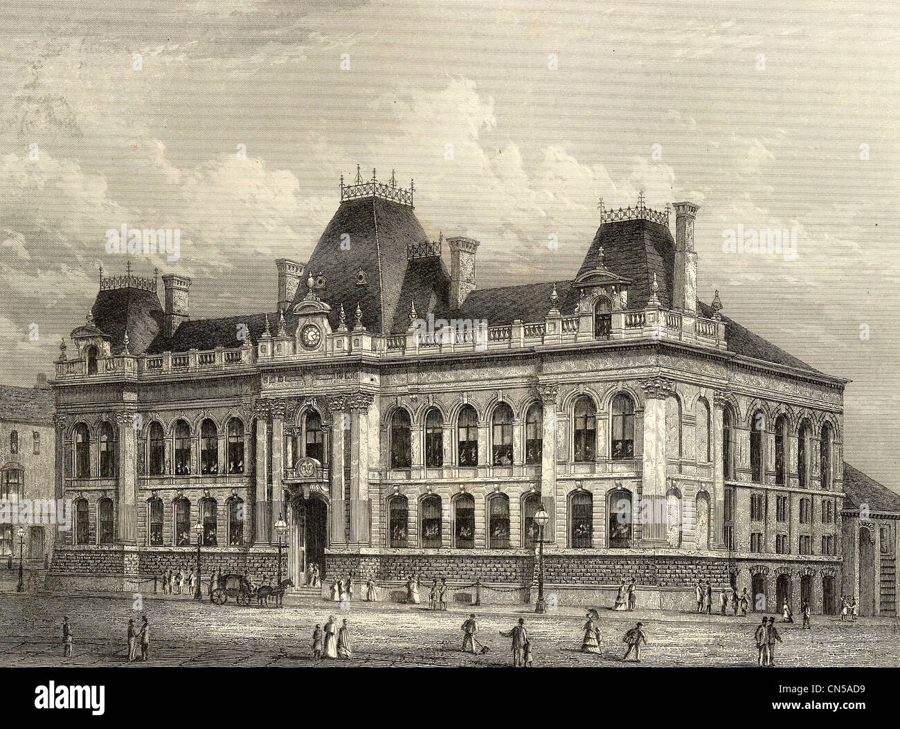 Industrial 19th century town england hi-res stock photography and ...