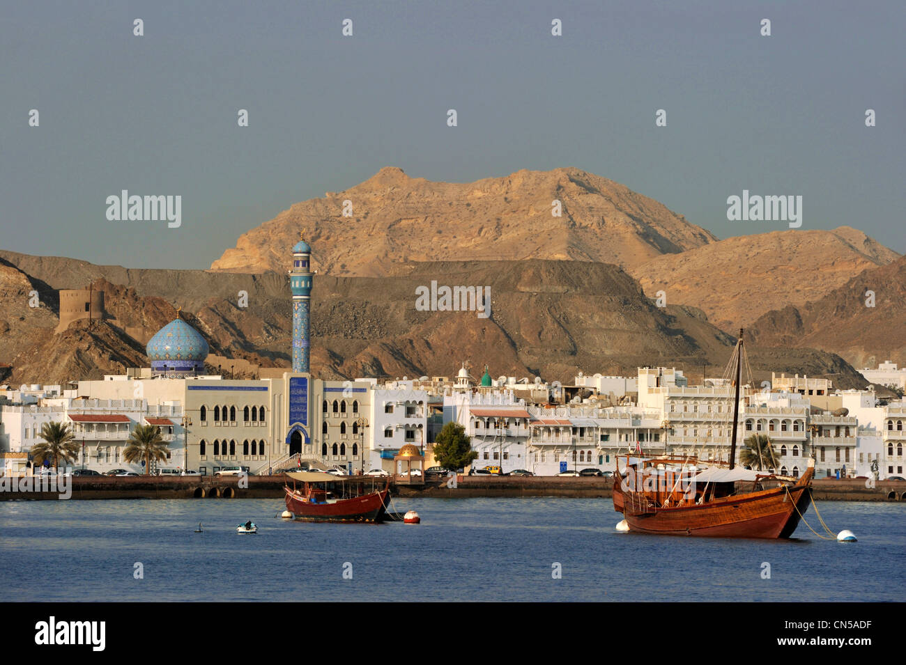 Sultanate of Oman, Muscat, Muttrah corniche Stock Photo - Alamy