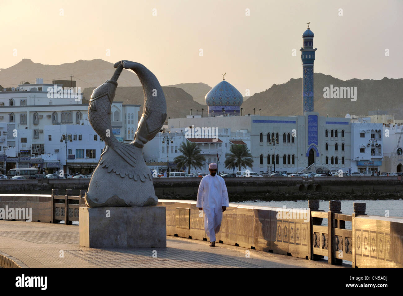 Sultanate of Oman, Muscat, Muttrah corniche Stock Photo - Alamy