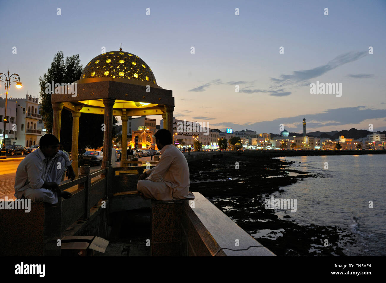 Sultanate of Oman, Muscat, Muttrah corniche Stock Photo - Alamy