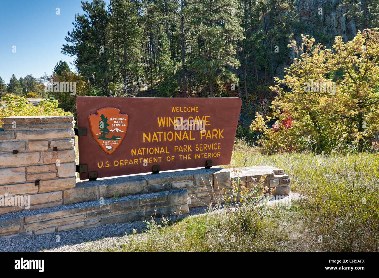 Custer park sign hi-res stock photography and images - Alamy
