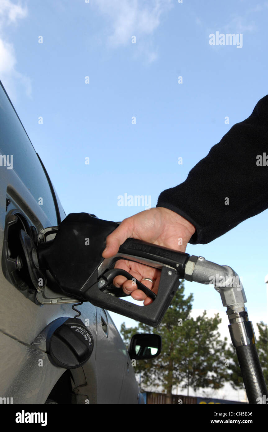 Filling up the Car with Gas, Toronto, Ontario Stock Photo - Alamy