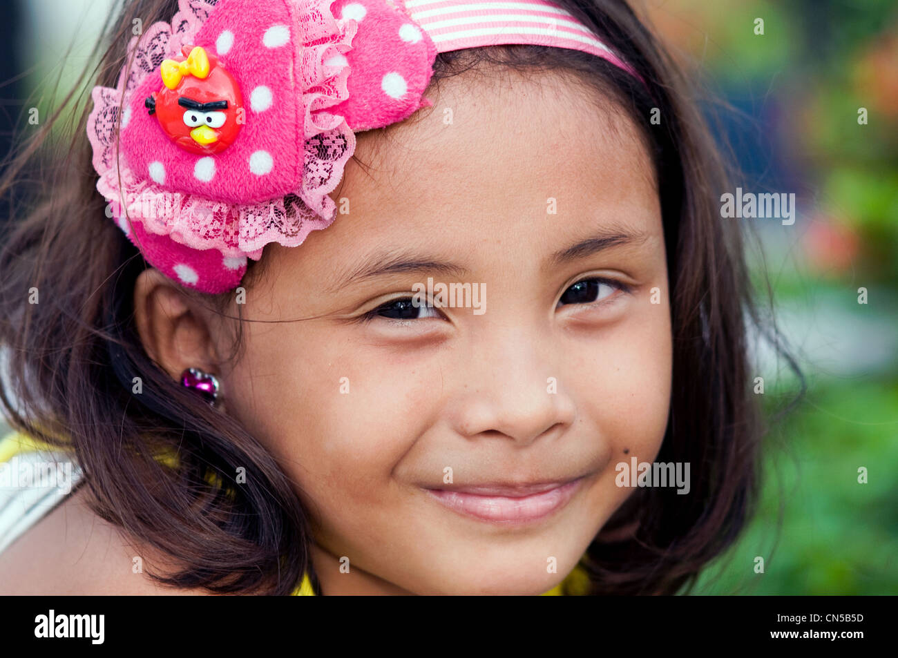 Girl at Fort San Pedro cebu philippines Stock Photo - Alamy