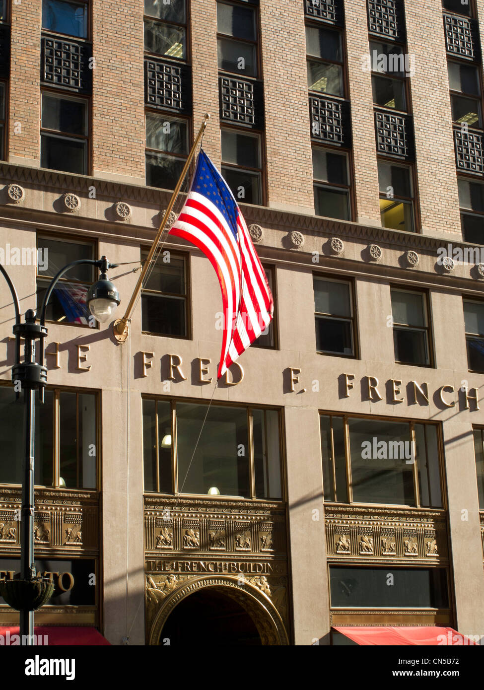 United states of america the fred f french building hi-res stock ...