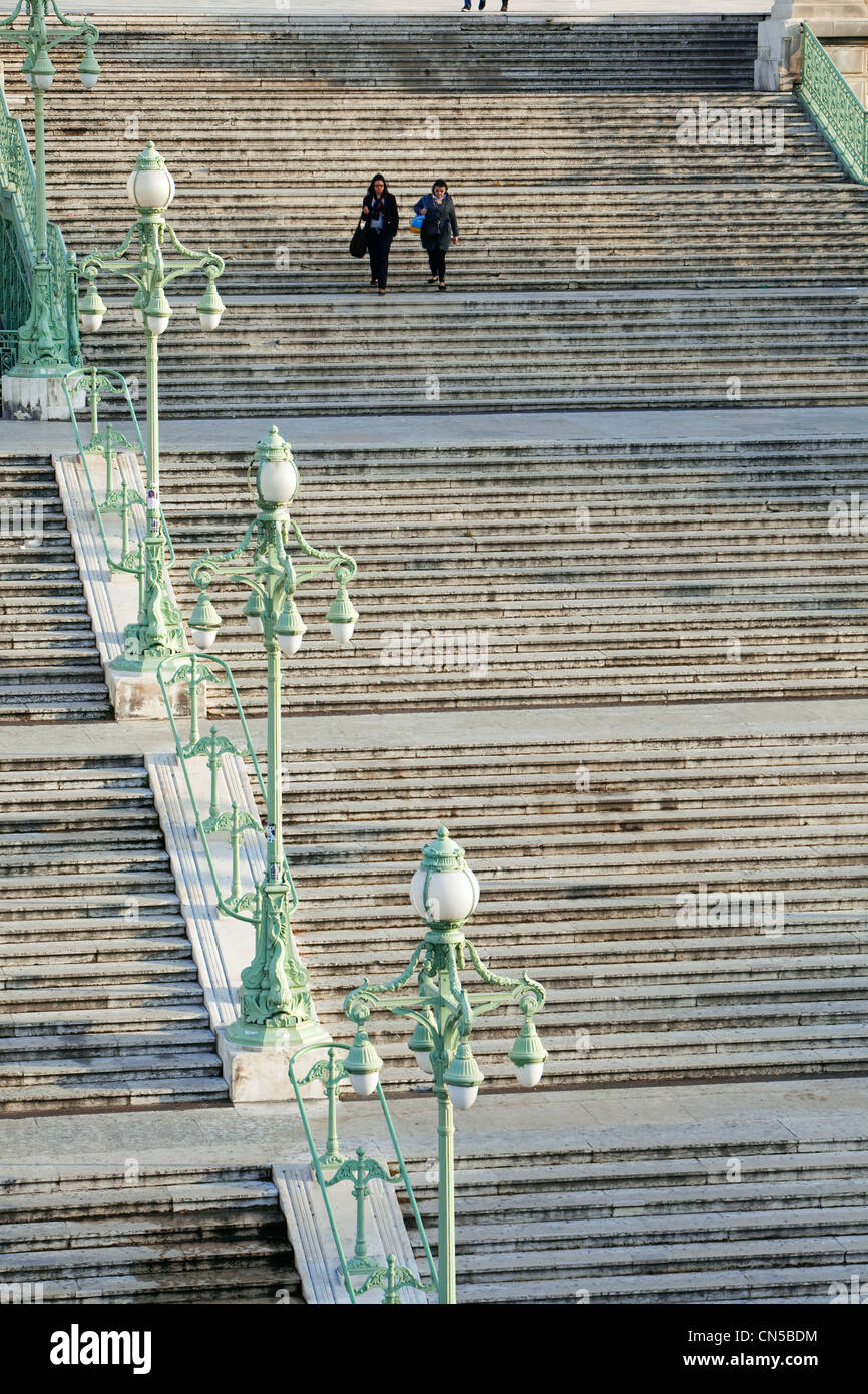 Staircase in st charles train hi-res stock photography and images - Alamy