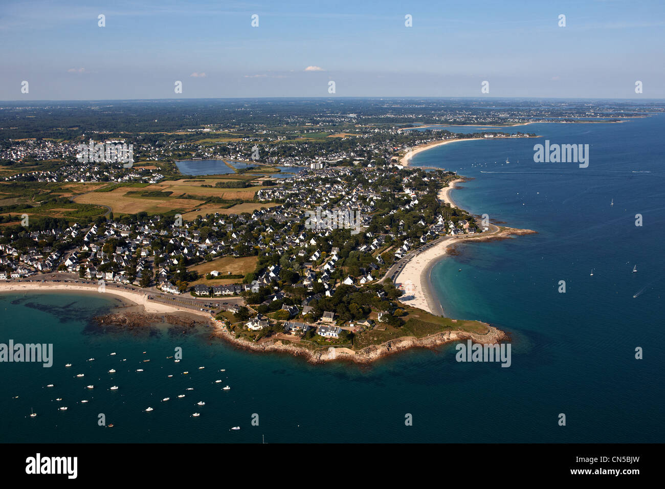Carnac aerial High Resolution Stock Photography and Images - Alamy