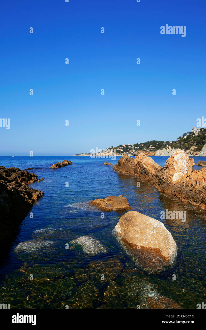 France, Bouches du Rhone, Blue Coast, Bay of Marseille, Ensues la ...