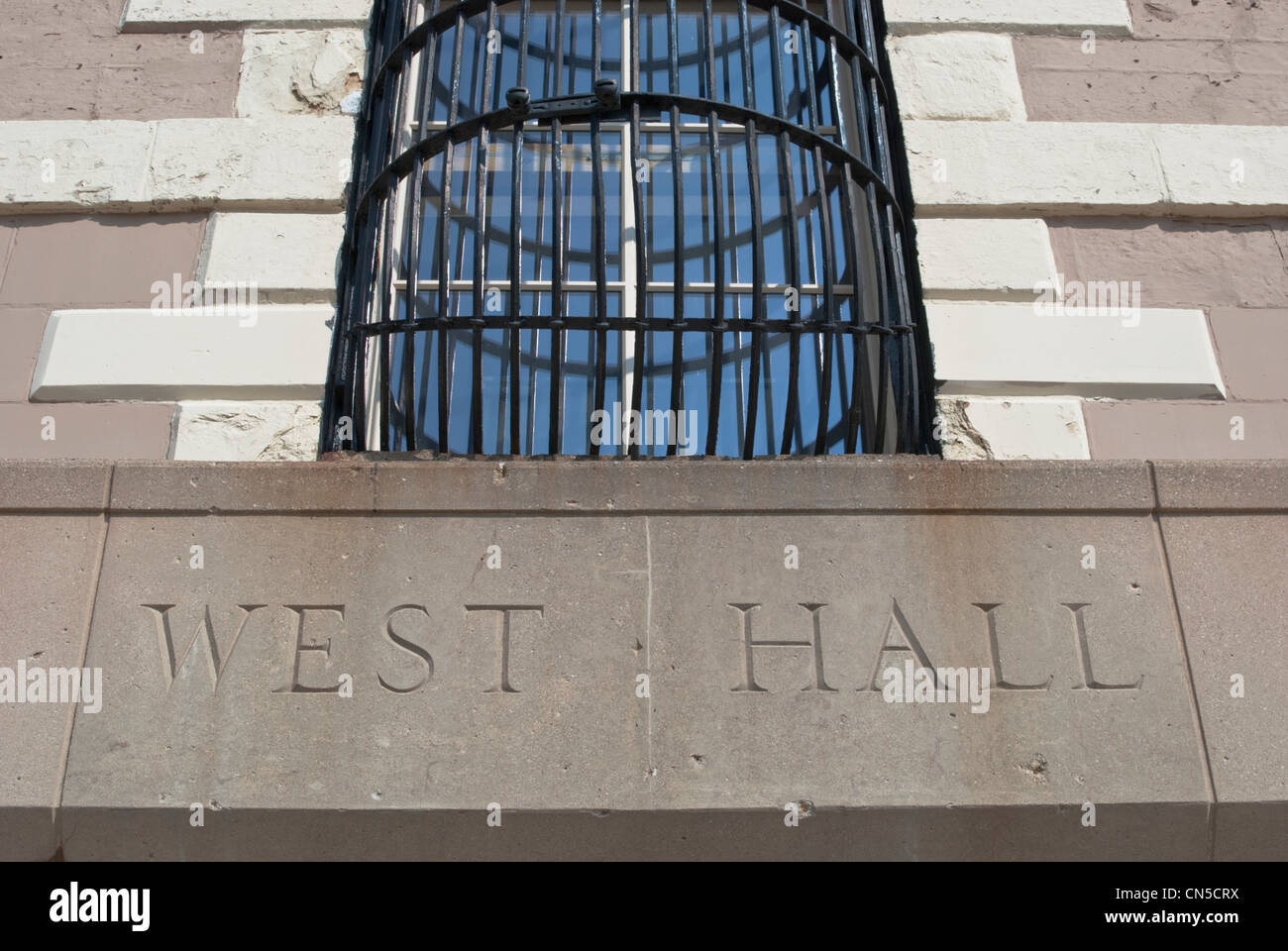 Prison bars cover all the windows at the oldest state prison in Jackson ...