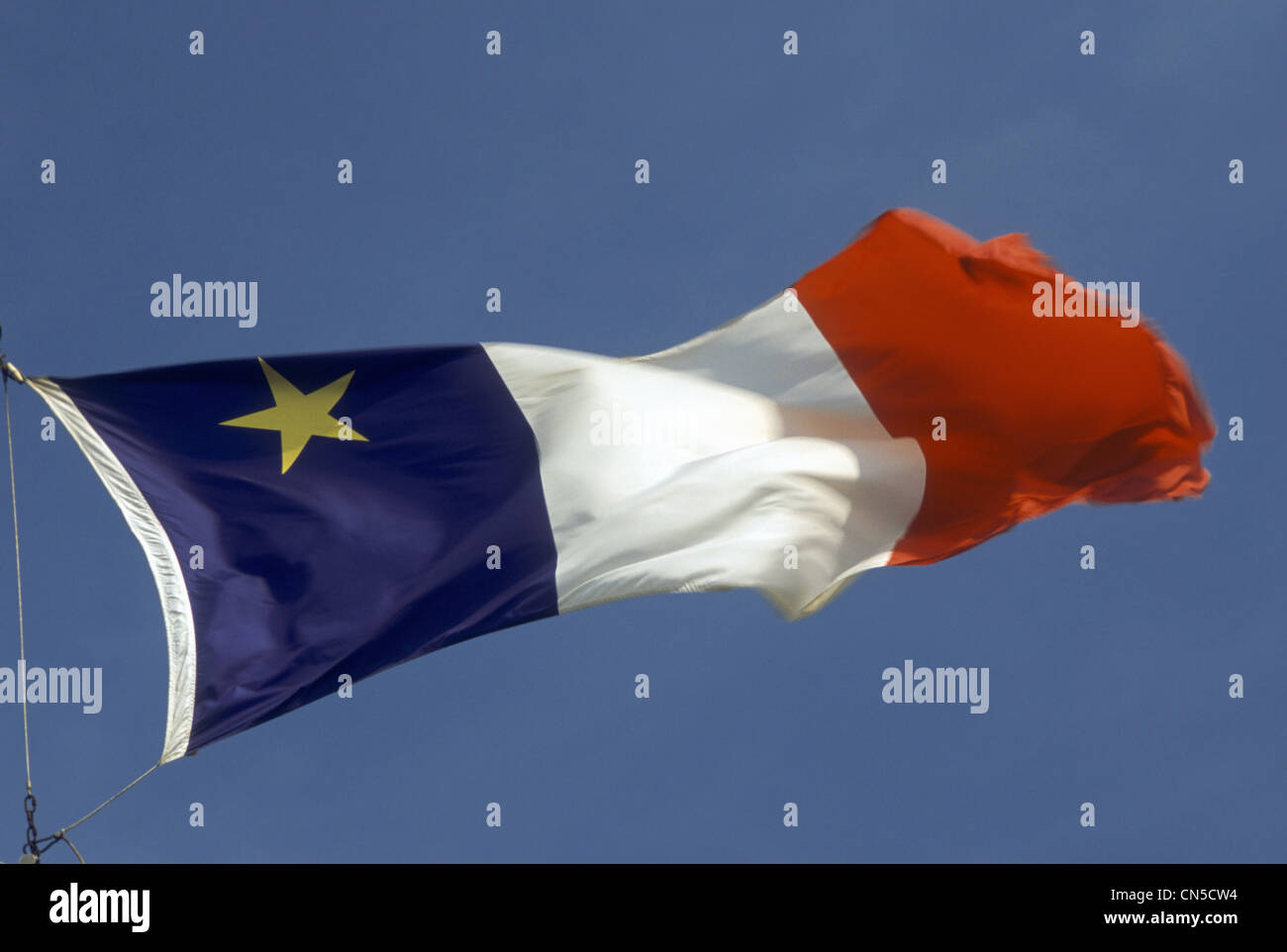 Acadian flag hi-res stock photography and images - Alamy
