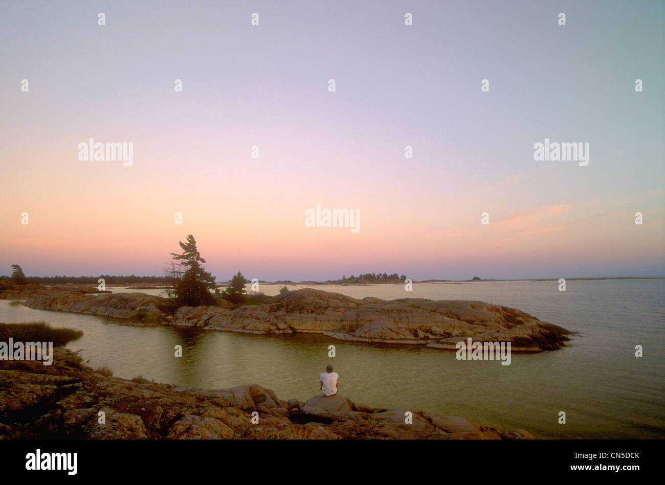 Phillip Edward Island, Georgian Bay, Ontario Stock Photo - Alamy