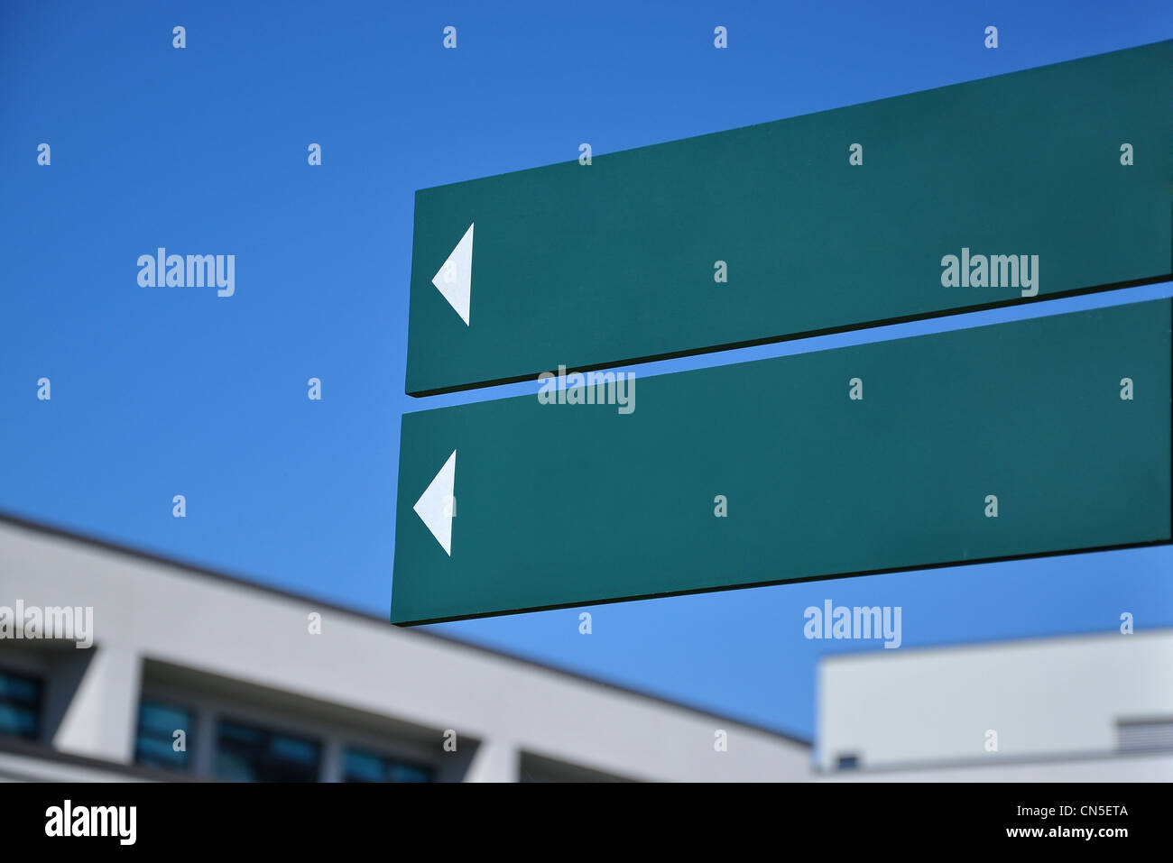 Empty road sign Stock Photo - Alamy