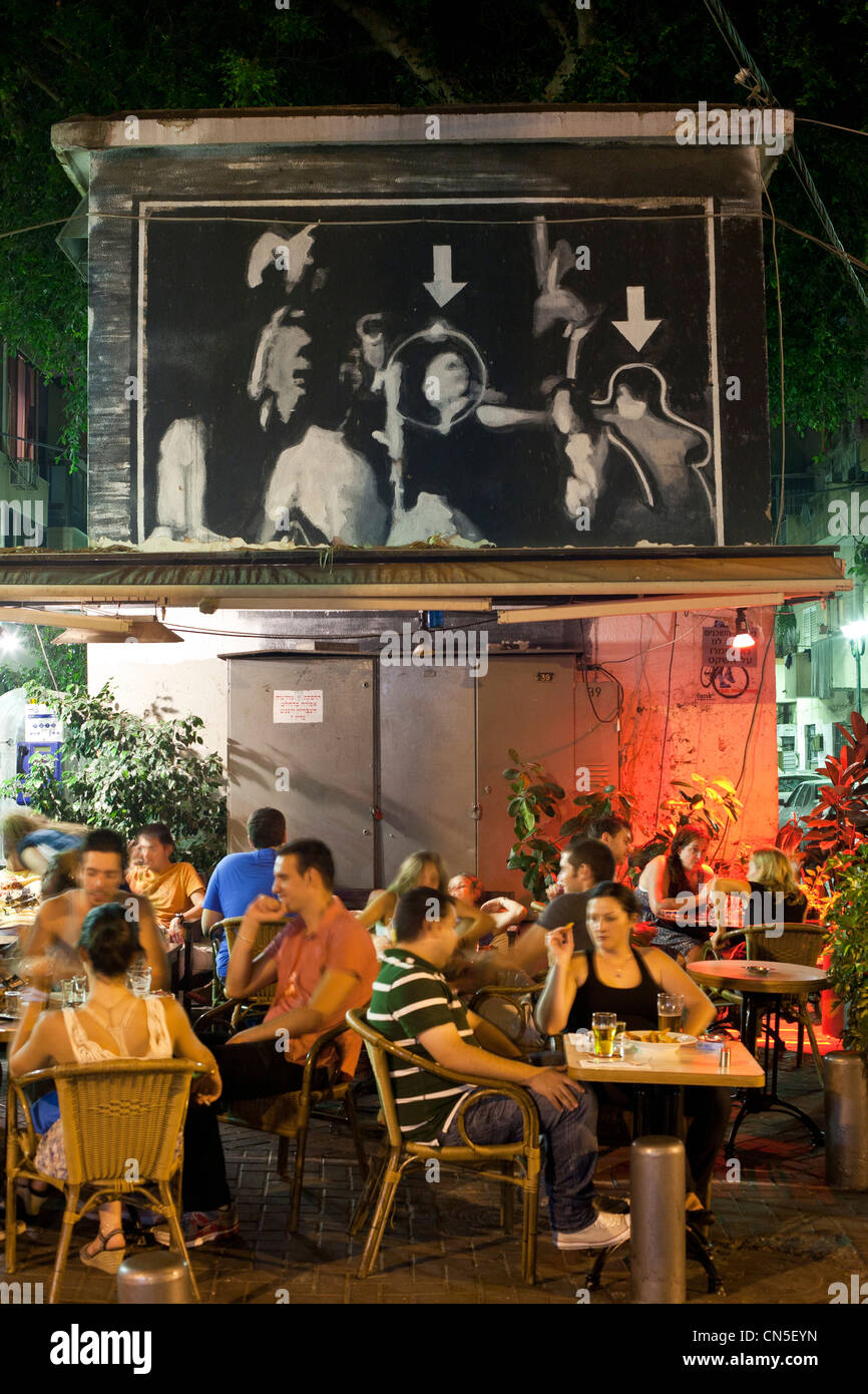 Tel aviv florentine nightlife hi-res stock photography and images - Alamy