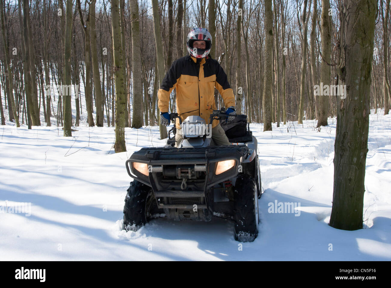 Atv vehicle sport winter hi-res stock photography and images - Alamy